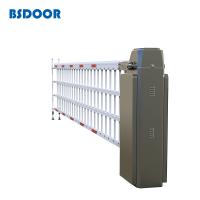 China Outdoor Smart Fence Boom Width 380mm Parking Barrier Gate With Singer Bar for sale