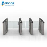 China Smart High Speed Passing Swing Anti Tail Optical Turnstiles 45persons Each Min for sale