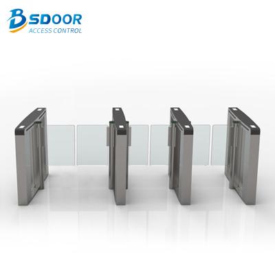 China Smart High Speed Passing Swing Anti Tail Optical Turnstiles 45persons Each Min for sale
