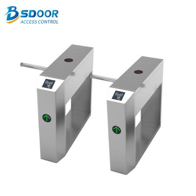 China Semi Automatic Drop Arm Half Height Turnstile Tripod Access Control System for sale