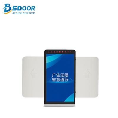 China Retractable SS304 Pedestrian Security Gate Rfid Card Reader for sale