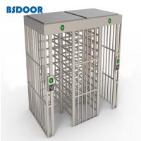 China 600mm Width Rotating Full Height Turnstile Gate Double Lane for sale