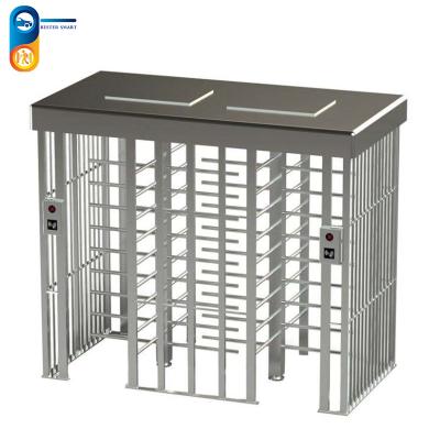 China Double Lane Dry Contact 50Hz Full Height Turnstile Gate Switching Less Than 1s for sale