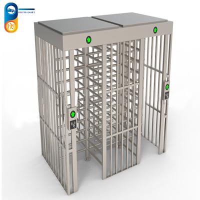 China Pedestrian Entry Exit RS485 Full Height Security Turnstile for sale