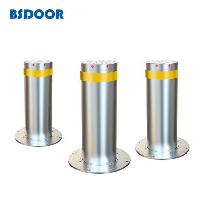 China Thick 8mm Electric Rising Bollards for sale