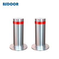 China Removable Car Parking LED Light SS304 Electric Rising Bollards for sale