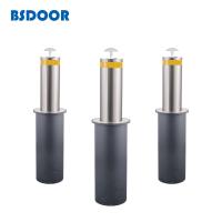China Hydraulic Road Traffic 100KG Remote Control Parking Bollards Semi Automatic for sale