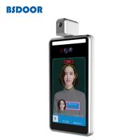 China Indoor Company RoHs Face Recognition Infrared Thermometer Attendance System for sale