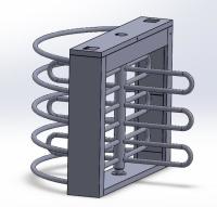China Rotary Half Height Turnstile for sale