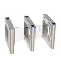 China Infrared Sensor 1.2mm SUS304 Swing Barrier Turnstile Pedestrian Access Control for sale
