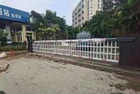 China Outdoor Smart Fence Boom Width 380mm Parking Barrier Gate With Singer Bar for sale