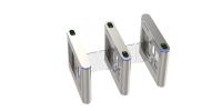 China Security Smart Card Supermarket CE Swing Barrier Turnstile for sale