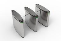 China Fast Speed Lane 50kg Automatic Flap Barrier RoHs Airport Access Control for sale