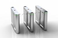 China Intelligent Access High Speed 60MHZ Flap Barrier Turnstile Security Gate for sale