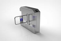 China DC Motor Pedestrian 1000mm Width Train Station Turnstile Optical Access Control for sale