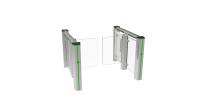 China Anti Fingerprint Smart Train Station Turnstile Swing Barrier Access Control for sale