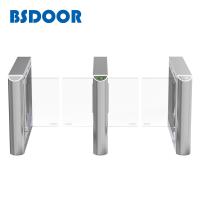 China Pedestrian Swing Turnstile Gate Face Recognition Terminal Barcode for sale