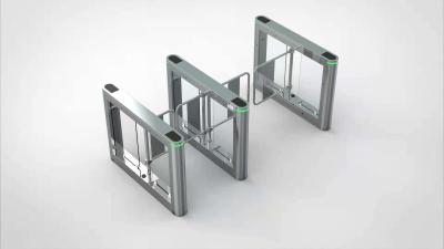 China 304 Stainless Steel Swing Barrier Turnstile Pedestrian Access Control for sale