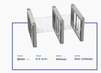 China RoHs Turnstile Security Gate With Integrated RFID Card Fingerprint Scanner for sale