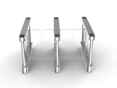 China Anti Collision Walk Through Swing Barrier Gate Unidirectional Turnstile for sale