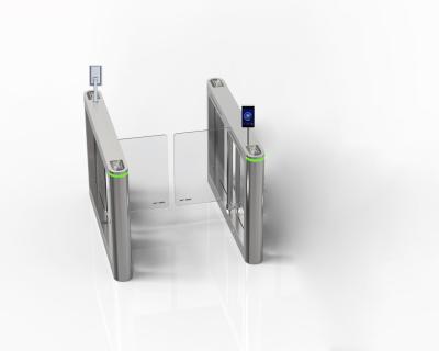 China Polishing Bi-Directional Swing Barrier Turnstile Electronic Gate for sale