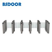 China 304 Stainless Steel Fastlane Speed Gate Turnstile Optical Swing Barrier for sale