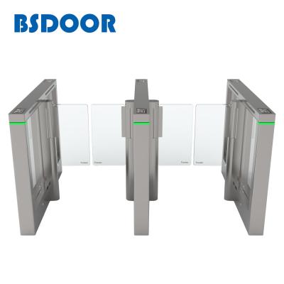 China Hotel Libraries Half Height Speed Gate Turnstile With Servo Motor for sale