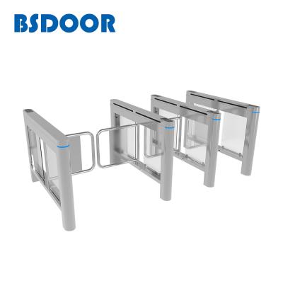 China 35 Persons / Min Brushed Speed Gate Turnstile With Face Reader for sale