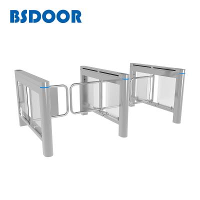China Biometric Swing Barrier Turnstile QR Code Scanner Face Recognition for sale