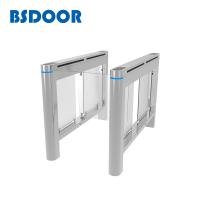 China Custom Size Automatic Swing Barrier Turnstile Gate With Temperature Rfid System for sale
