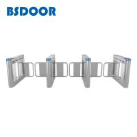 China Office Building Gym Pedestrian Swing Speed Gate Turnstile With Brushless Motor for sale