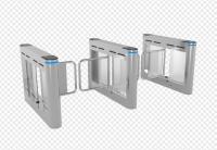 China Finger Print Swing Arm Turnstile Time Attendance Entrance Access Control System Ic/Id Card Reader for sale
