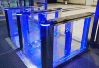 China Biometric Systems Swing Barrier Turnstile 120w Access Gate Mechanism for sale