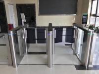 China Airport Automatic Barrier Gate Controller Electric Swing Access Bi - Directional Turnstile for sale