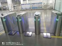 China Airport Automatic Barrier Gate Controller Electric Swing Access Bi - Directional Turnstile for sale