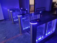 China Intelligent Speed Gate Turnstile With Temperature Rfid System Access Control Enrance for sale