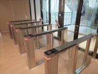China Finger Print  Ic Id Card Reader Swing Gate Turnstile Time Attendance Entrance for sale