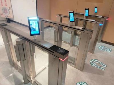 China Passage Access Control Electric Wheelchair Swing Turnstile for sale