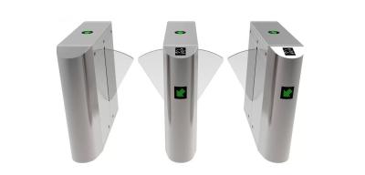 China 980mm Waist Height RS232 Retractable Flap Barrier Turnstile for sale