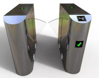 China Metro Station Flap Barrier Gate Automatic Pedestrian Access Control Turnstile for sale
