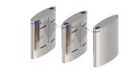 China Intelligent RFID Card Flap Barrier Turnstile for Public Building for sale