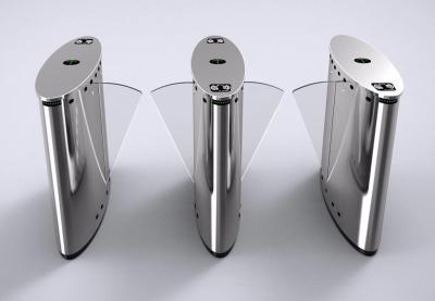 China BLDC Motor Retractable Flap Turnstile 0.5S Opening Closing Time for sale