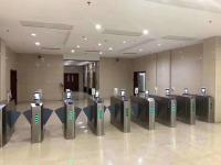 China BLDC Motor Retractable Flap Turnstile 0.5S Opening Closing Time for sale