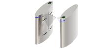 China 250mm Width IP54 Flap Barrier Turnstile For Apartment for sale
