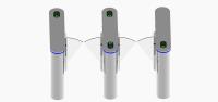 China 250mm Width IP54 Flap Barrier Turnstile For Apartment for sale