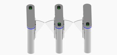 China 250mm Width IP54 Flap Barrier Turnstile For Apartment for sale