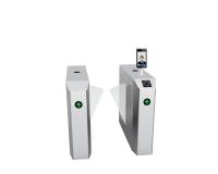 China 304 Stainless Steel Intelligent Flap Barrier Turnstile In Subway Station for sale