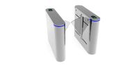 China 304 Stainless Steel Intelligent Flap Barrier Turnstile In Subway Station for sale