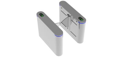 China 30 Persons / Min Glass Security Turnstiles Flap Barrier Access Control System for sale