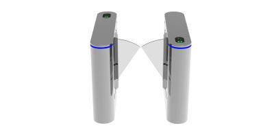 China 700mm Width Electronic Flap Barrier Turnstile Pedestrian Automatic Systems Entry Systems for sale